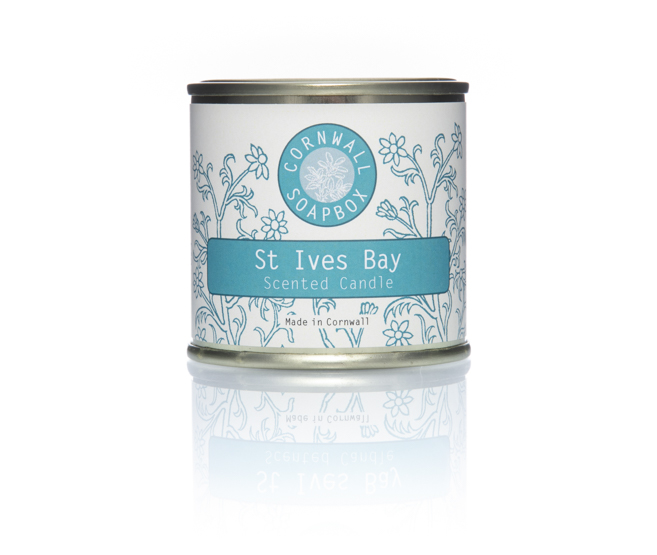 St Ives Bay Small Scented Candle | Cornwall SoapBox