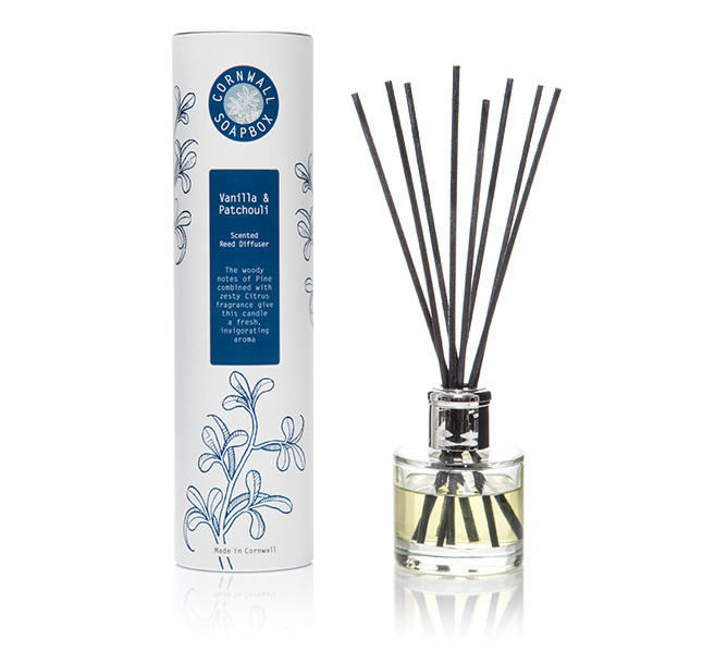 Vanilla and Patchouli Scented Reed Diffuser